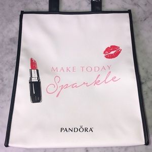 Pandora | Bags | Tote Plastic Canvas Bag Pandora | Poshmark